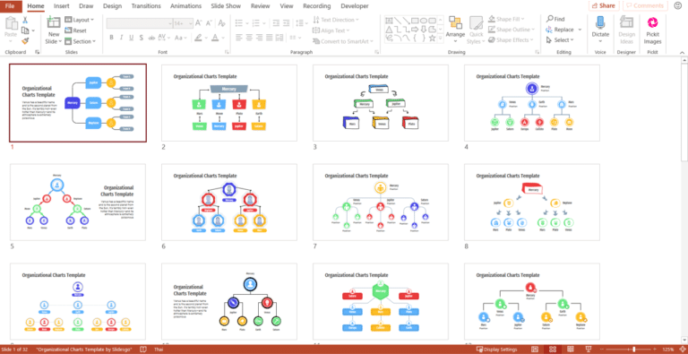 slidesgo Template PowerPoint ฟรี - สอนให้คุณทำ PowerPoint เป็นเรื่องง่ายๆ